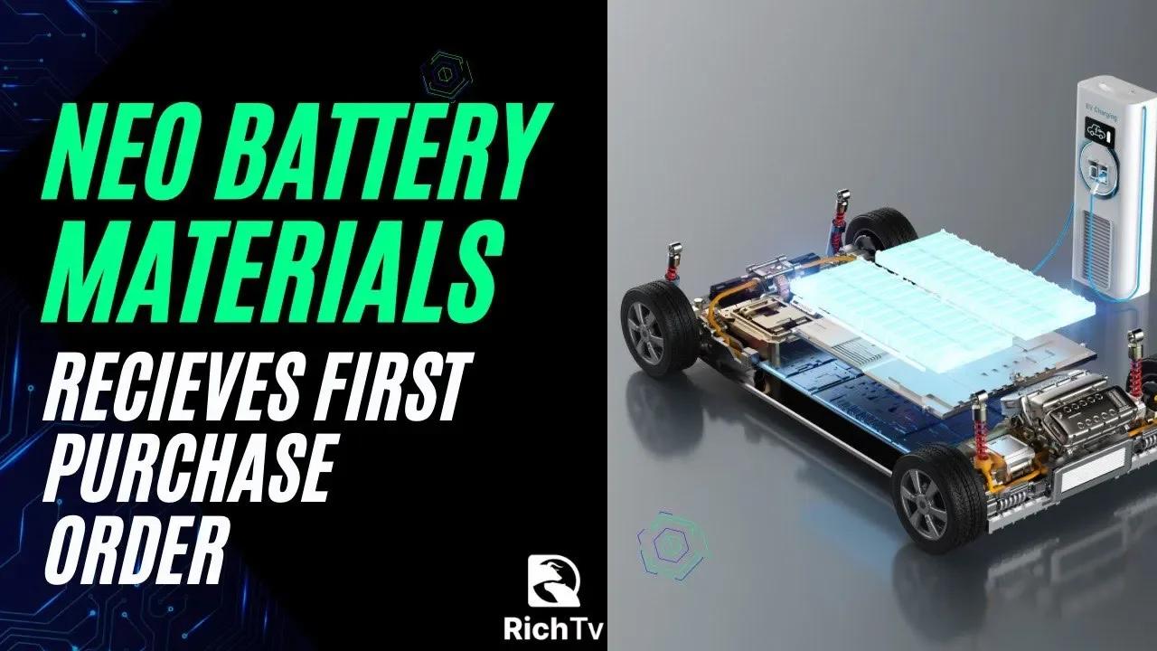 NEO Battery Materials Receives First Purchase Order (TSXV: NBM) (OTCQB ...