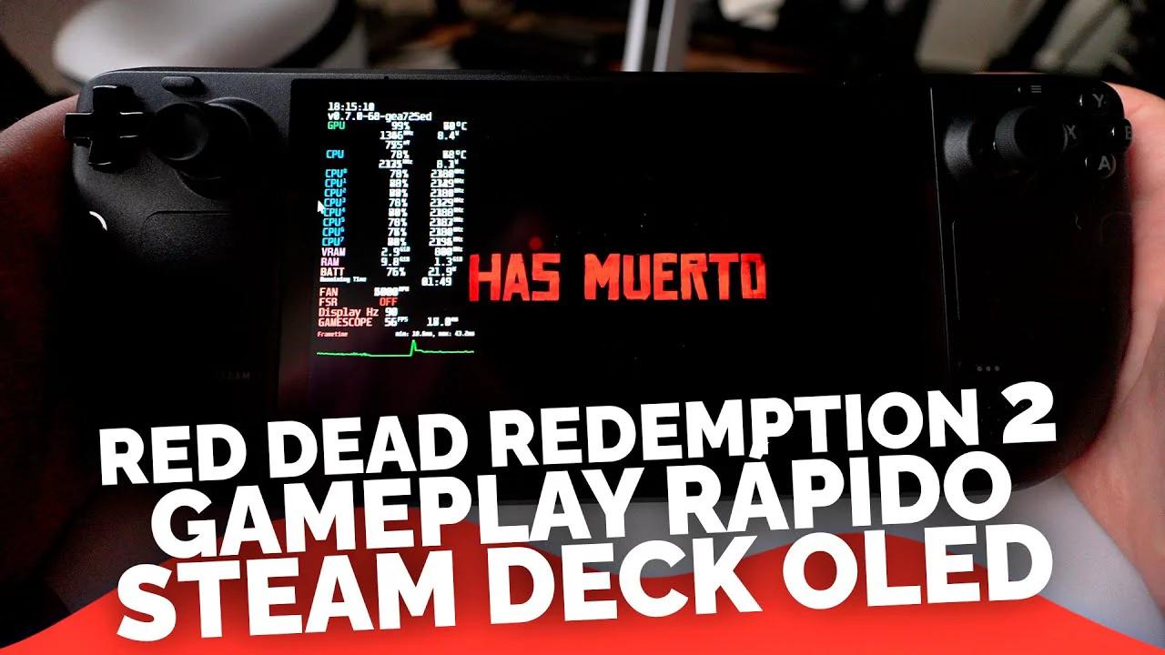 Red Dead Redemption 2 - Steam Deck OLED - Gameplay 🐎