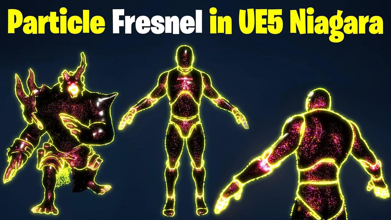 Particle Fresnel in UE5 Niagara Tutorial | Download Files