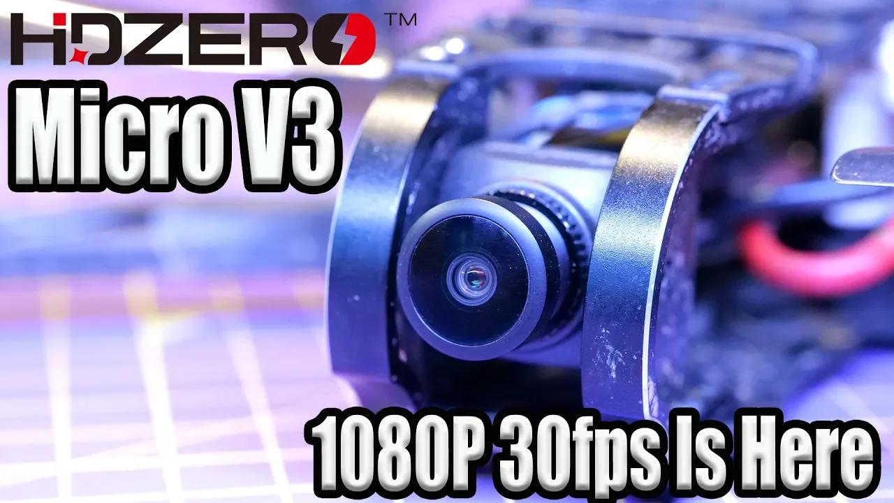 HDZero Micro & Nano V3 Cameras - 1080P - Ultralight - Low Light