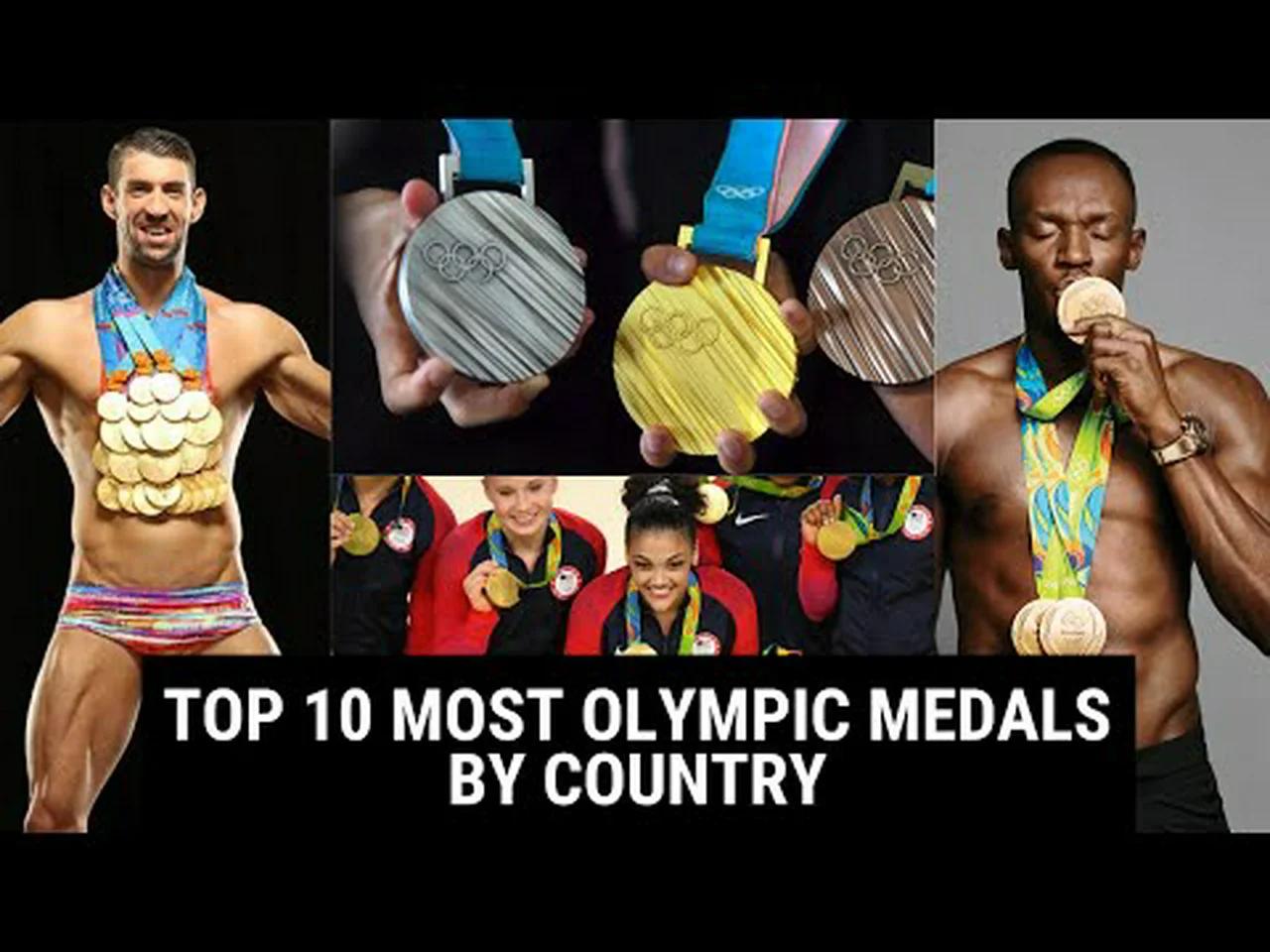 Top 10 Most Olympic Medals By Country | Countries With Most Olympic Medals