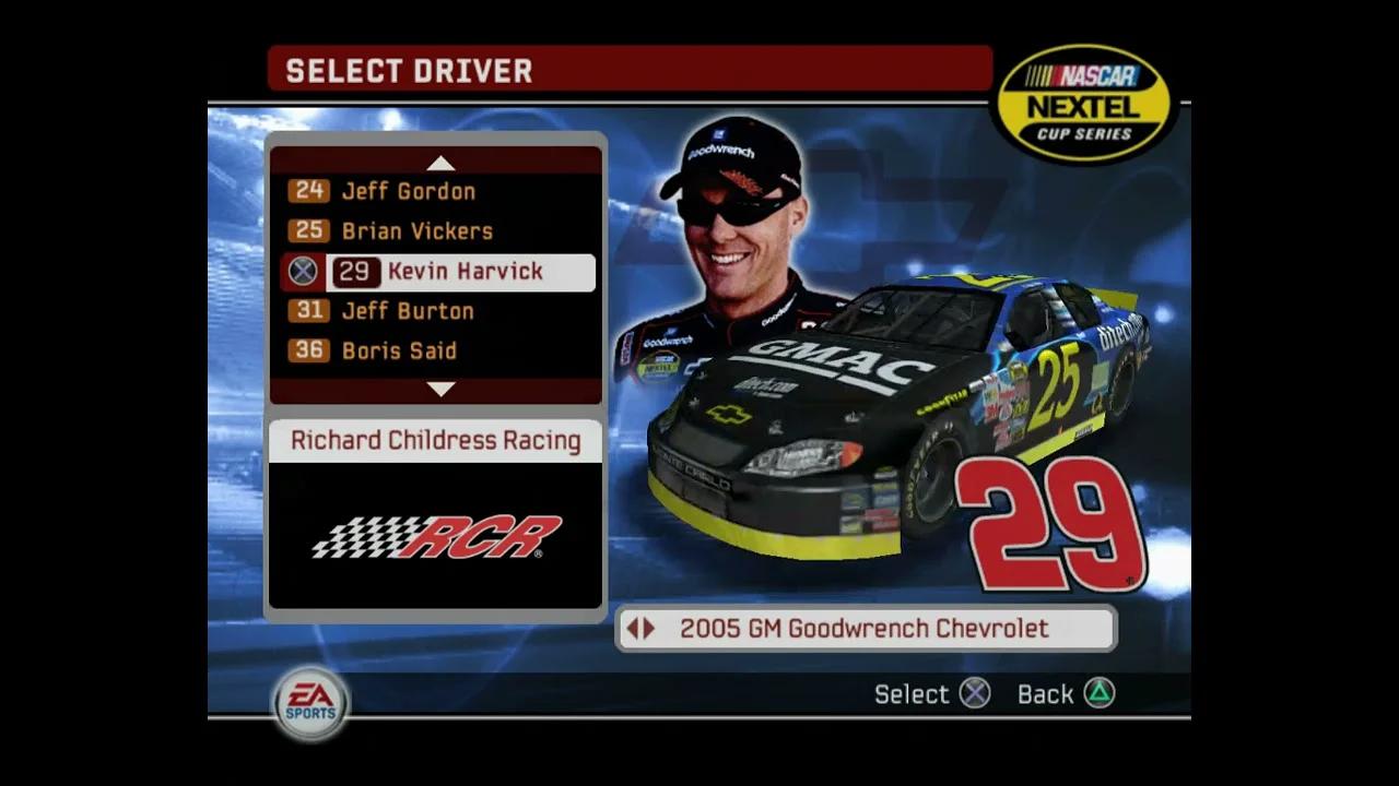 Sonic Gaming Nascar 06 Total team Control Prologue & Race At Talladega ...
