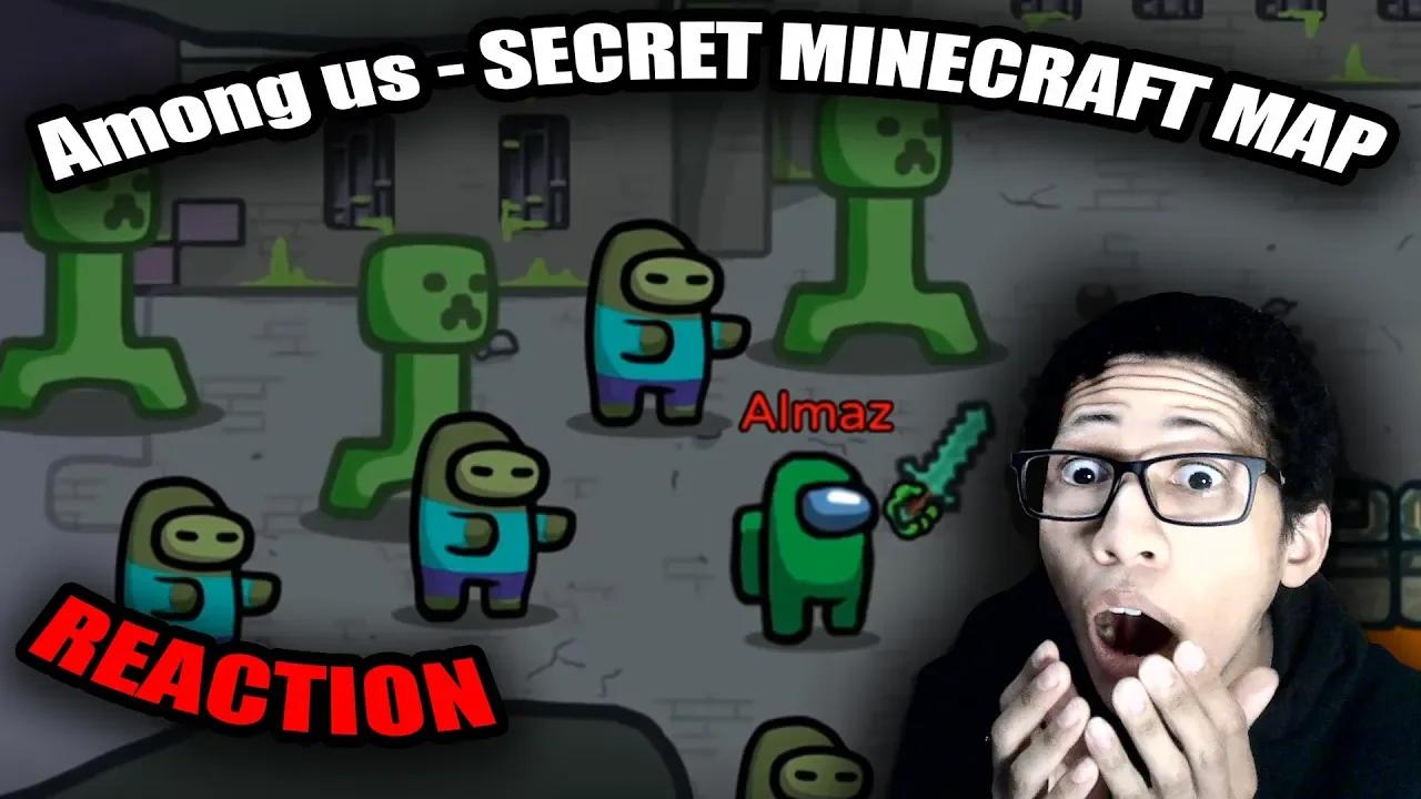 Among us - SECRET MINECRAFT MAP - REACTION
