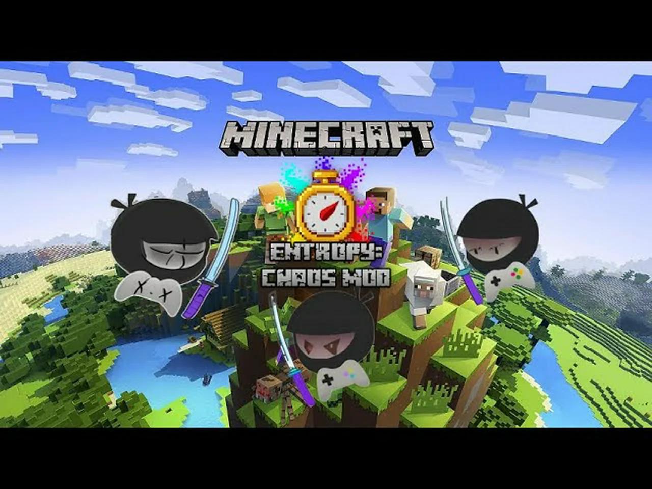 MINECRAFT CHAOS MOD CHALLENGES -/#1/- VÝZVY OD AI A CHAOS