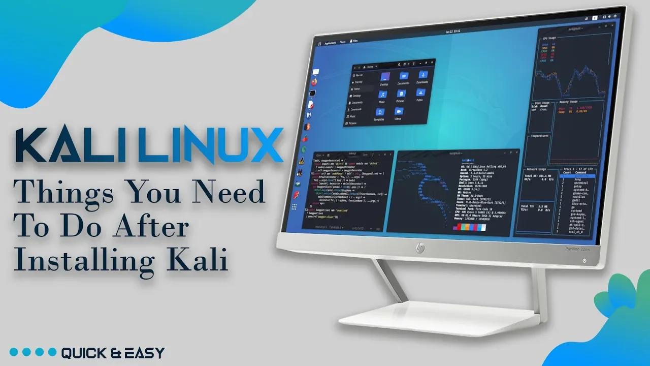 NEW Things To Do After Installing Kali Linux - Kali Linux 2022.3