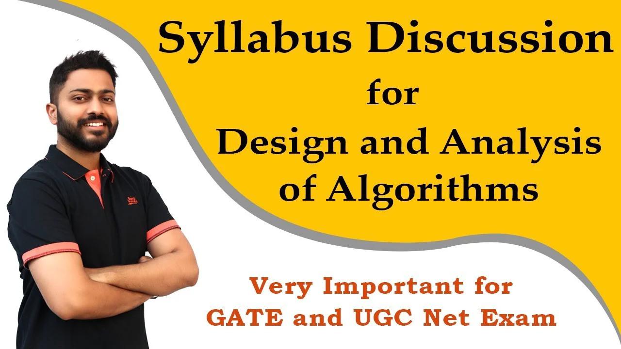 Introduction to Algorithm & Syllabus Discussion for GATE/NET and Placements Preparation | DAA