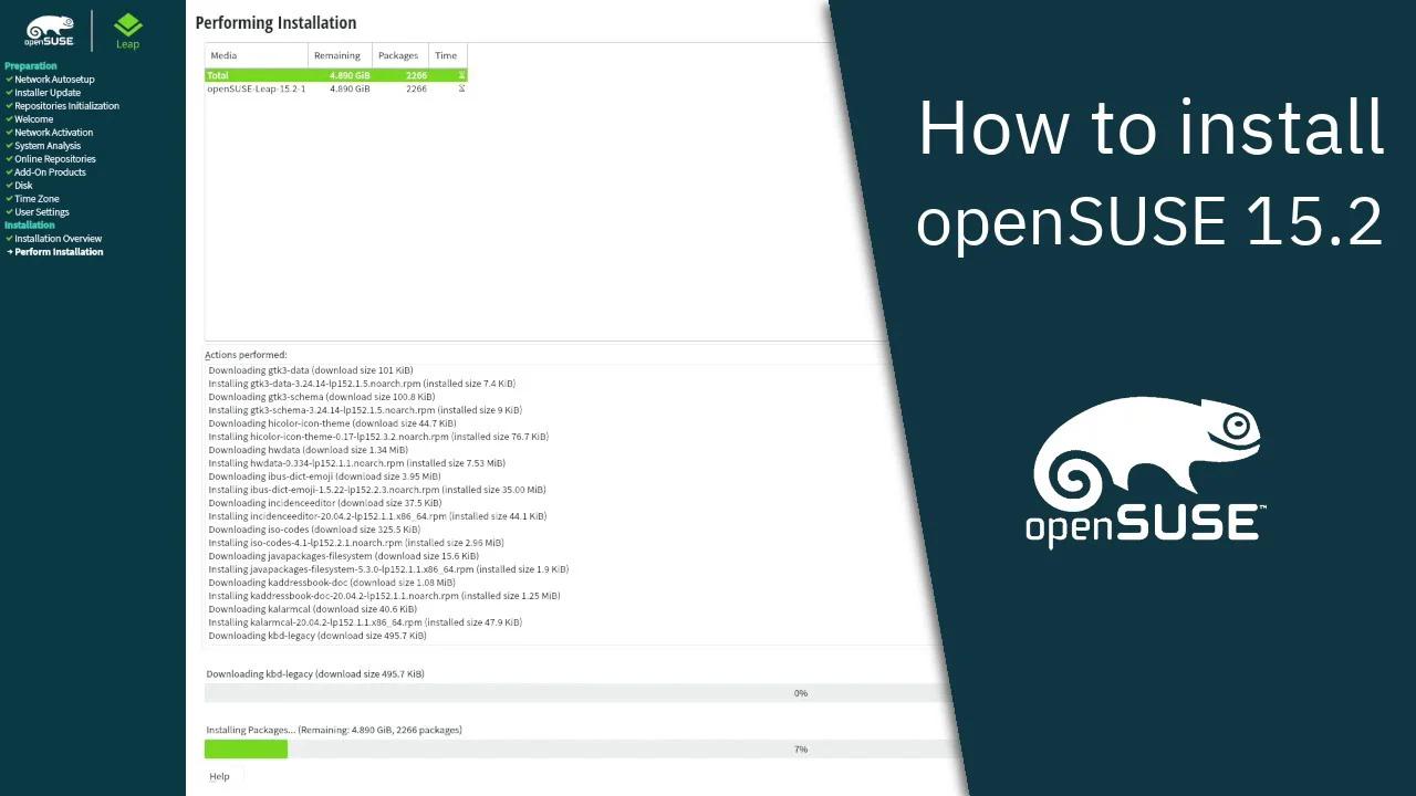 How to install openSUSE 15.2.