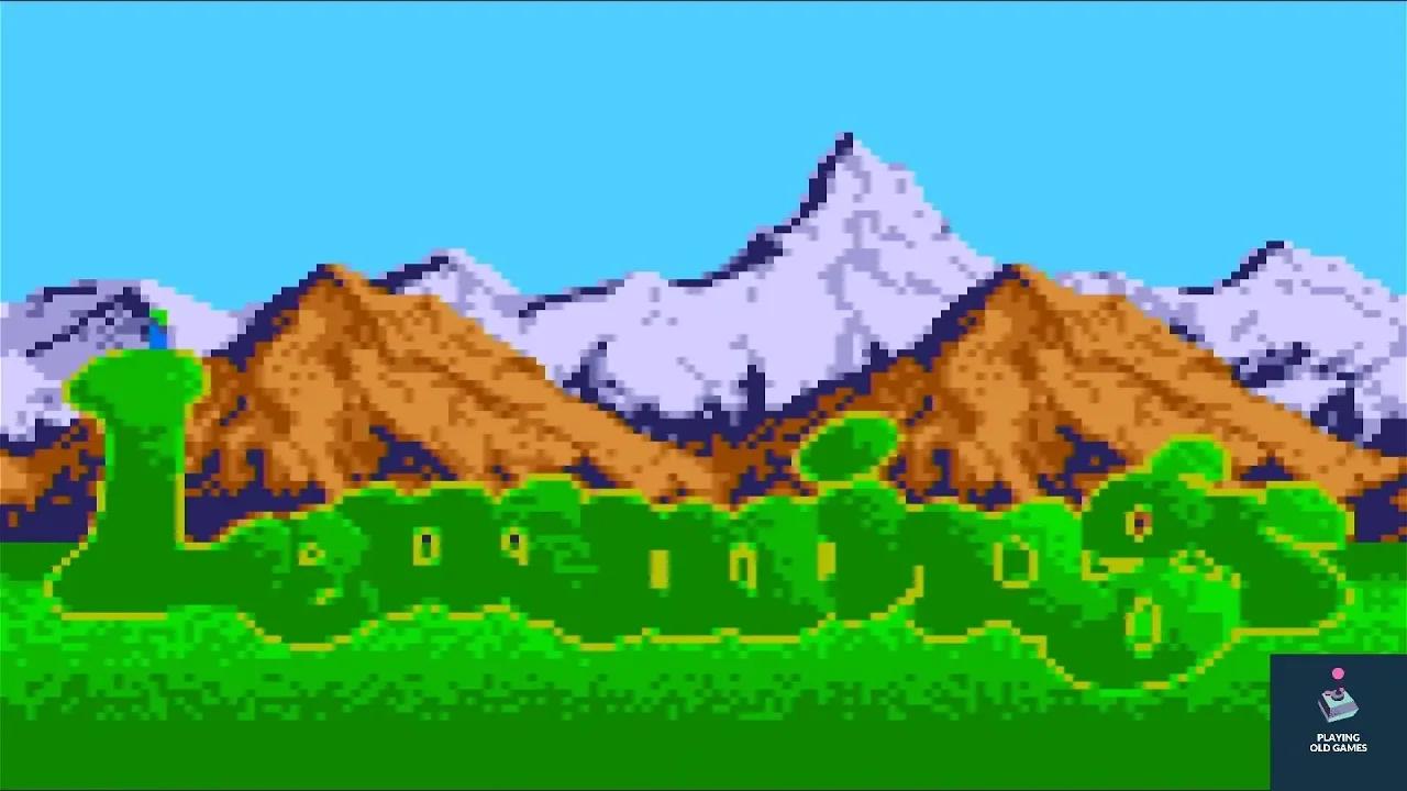 Atari Lynx - Lemmings - 3 levels