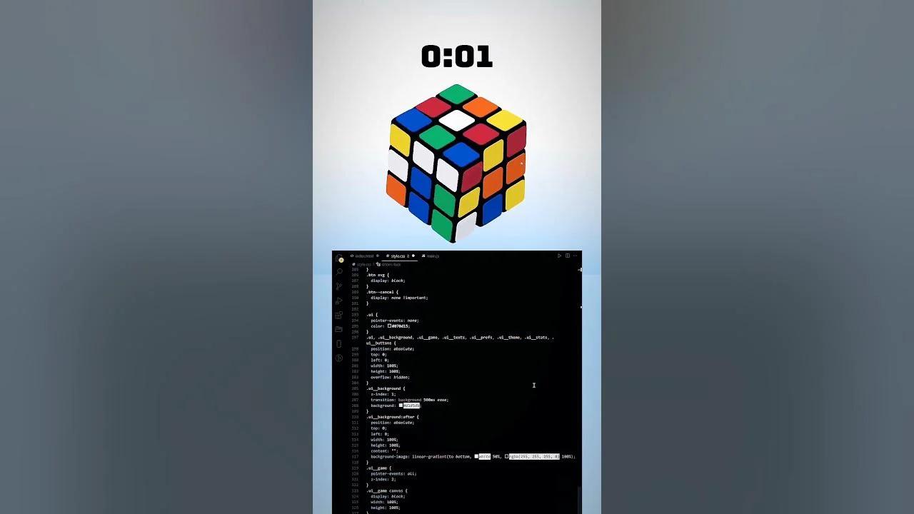 The Cube Game using javascript. #coden #coding #python #mpappé #programming #codmobile