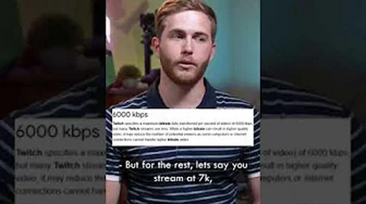 How to setup your encoding settings for your stream!