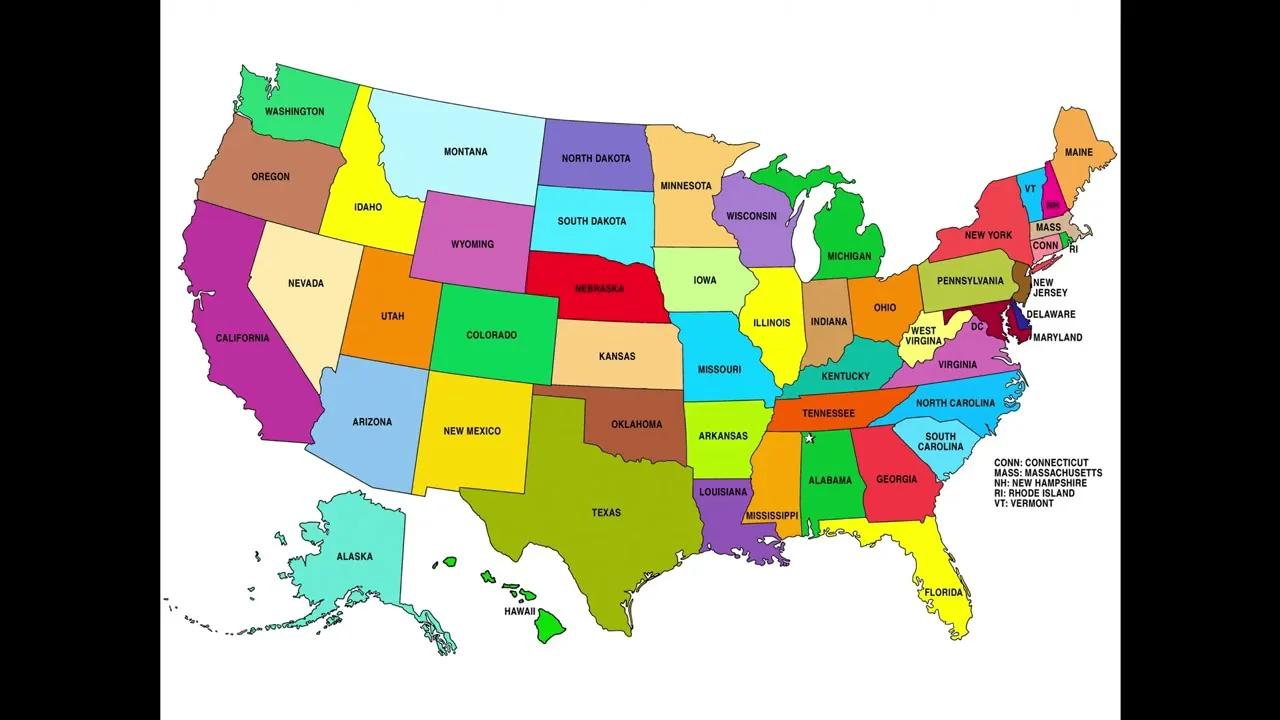 Learn the 50 US State Abbreviations in Minutes!
