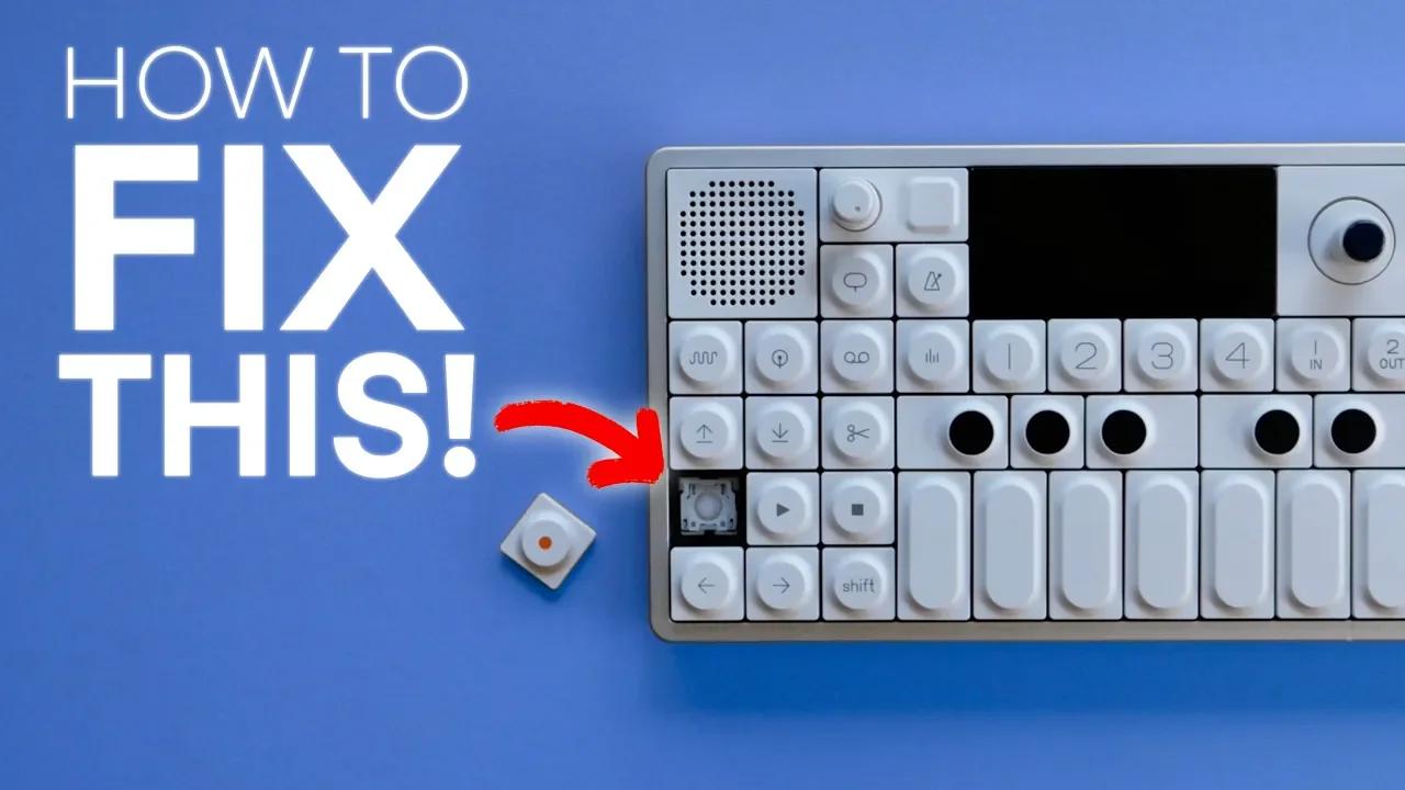 fixing broken keys // OP-1 field