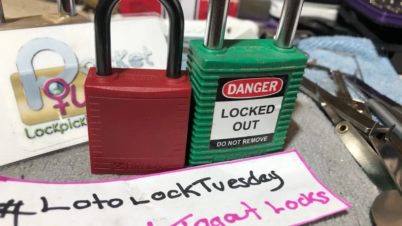 (328) Brady Compact Safety loto padlock | pick gut reassemble | Gut ...