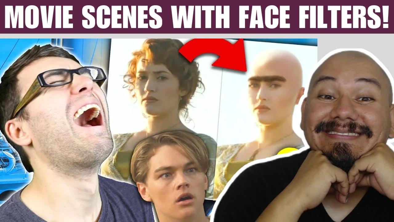 Ruining Iconic Movie Scenes With Face Filters! by Steve Terreberry Reaction