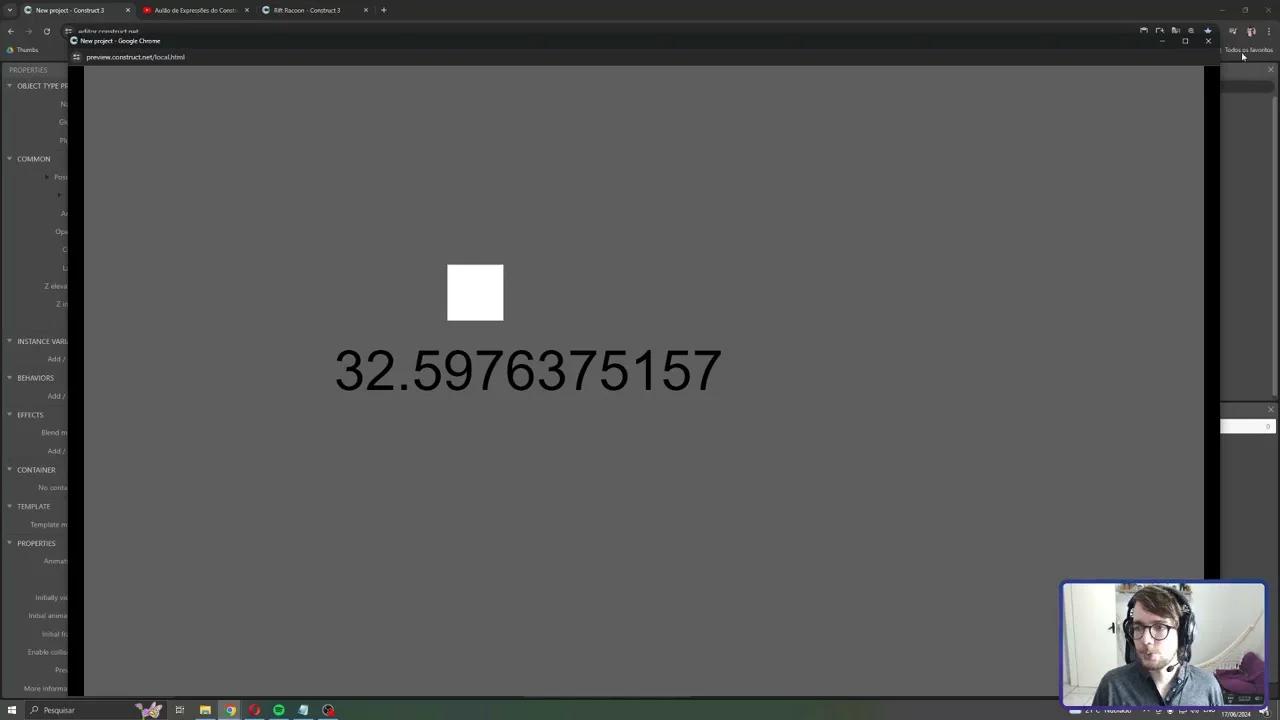 Aulão de Expressões do Construct - Random, Choose, Clamp, Find, Replace, RoundToDp e muito mais!