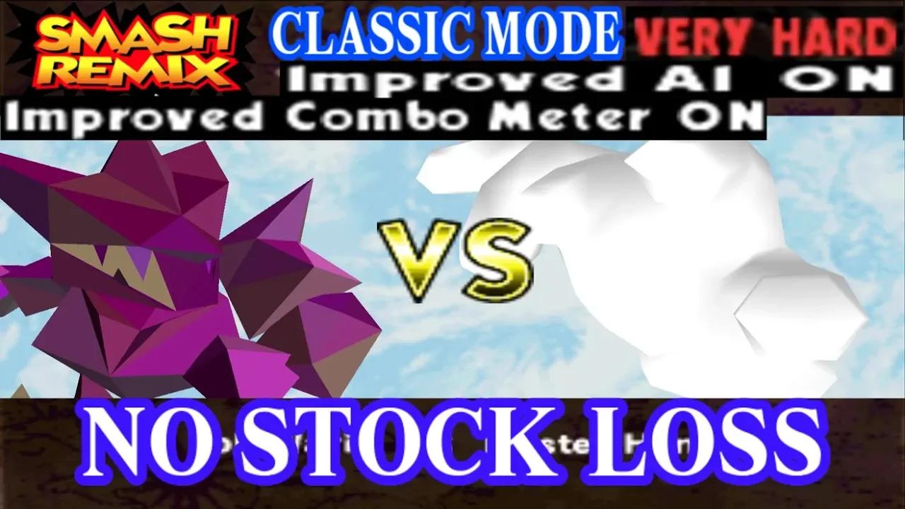 Smash Remix - Classic Mode Gameplay with Polygon Wario (VERY HARD) No ...