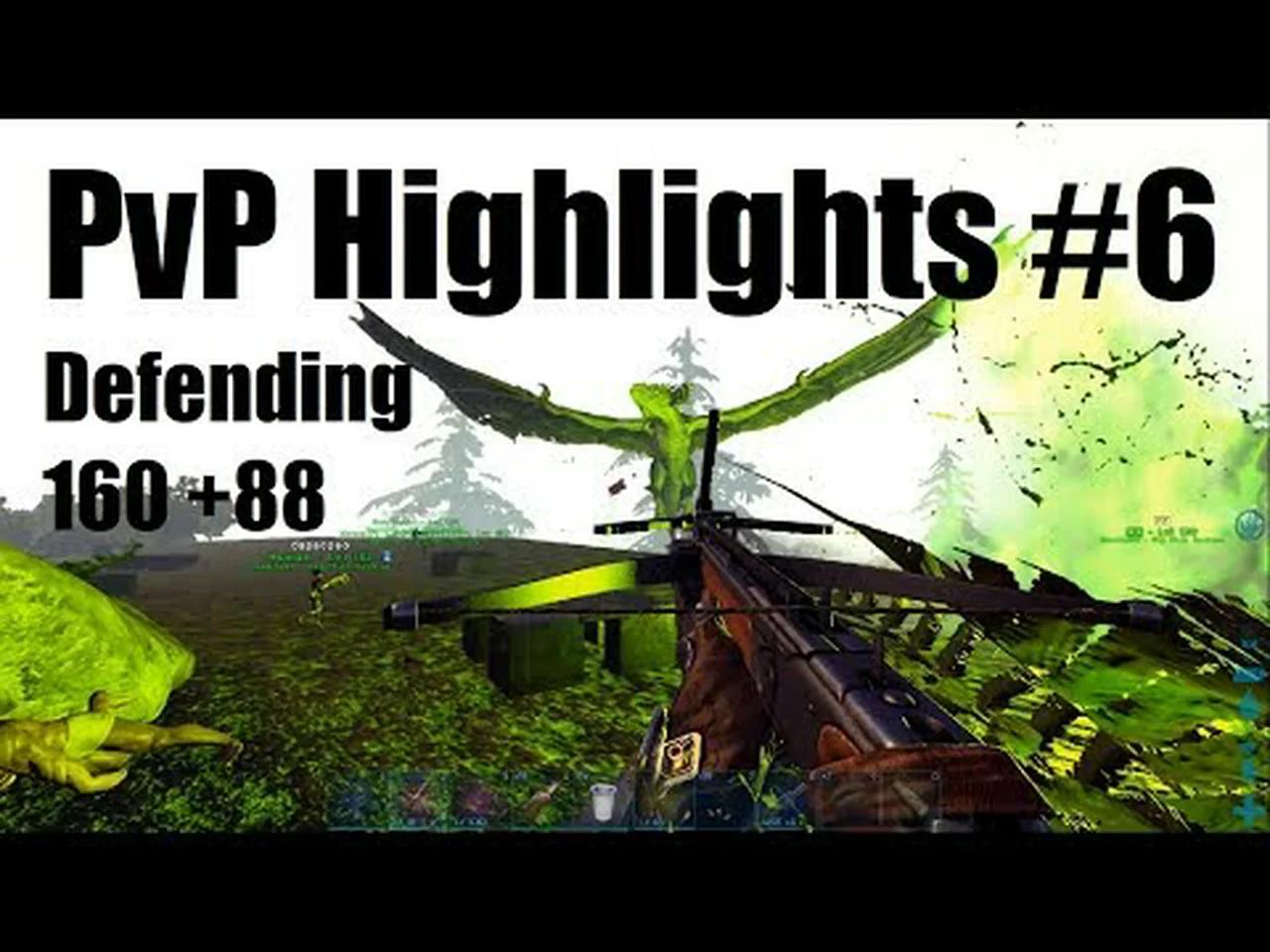 Ark Official PvP | Defending 160 and 88 | PvP Highlights #6 | Ark ...