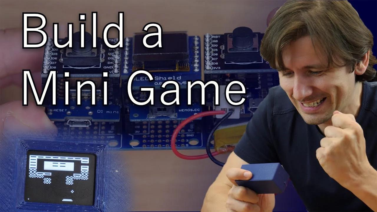 How To Make A Simple Mini Game Wemos Esp8266 Arduino