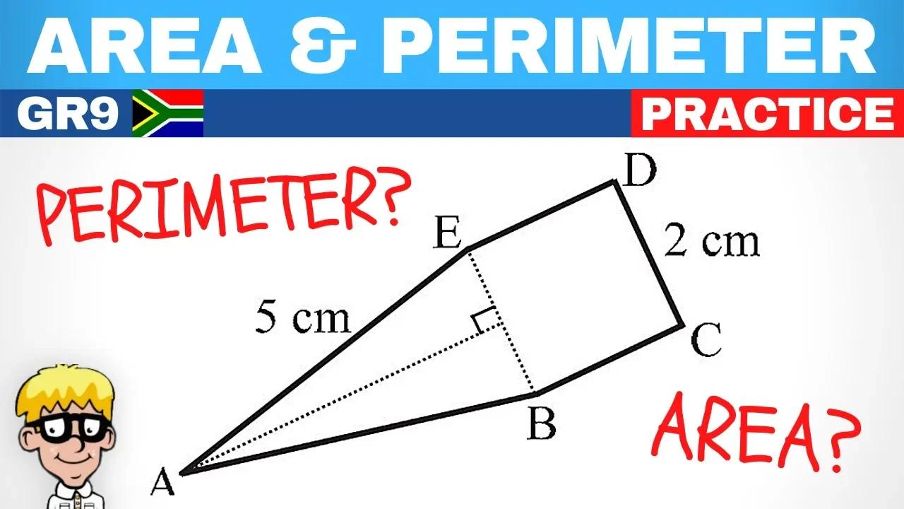 Area and Perimeter Grade 9: Practice