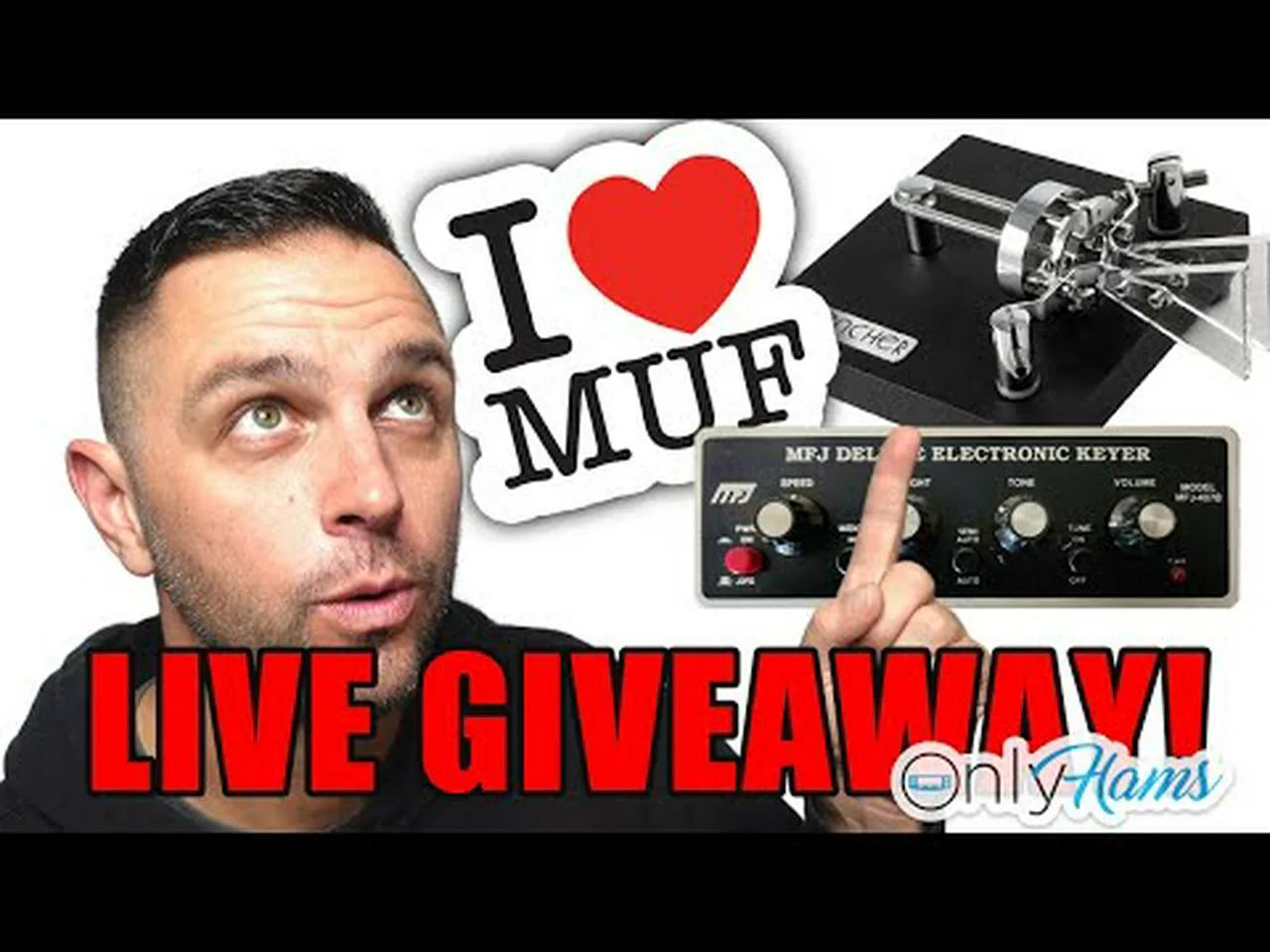 FREE Ham Radio Gear! - Ham Radio Livestream - Givewaway!