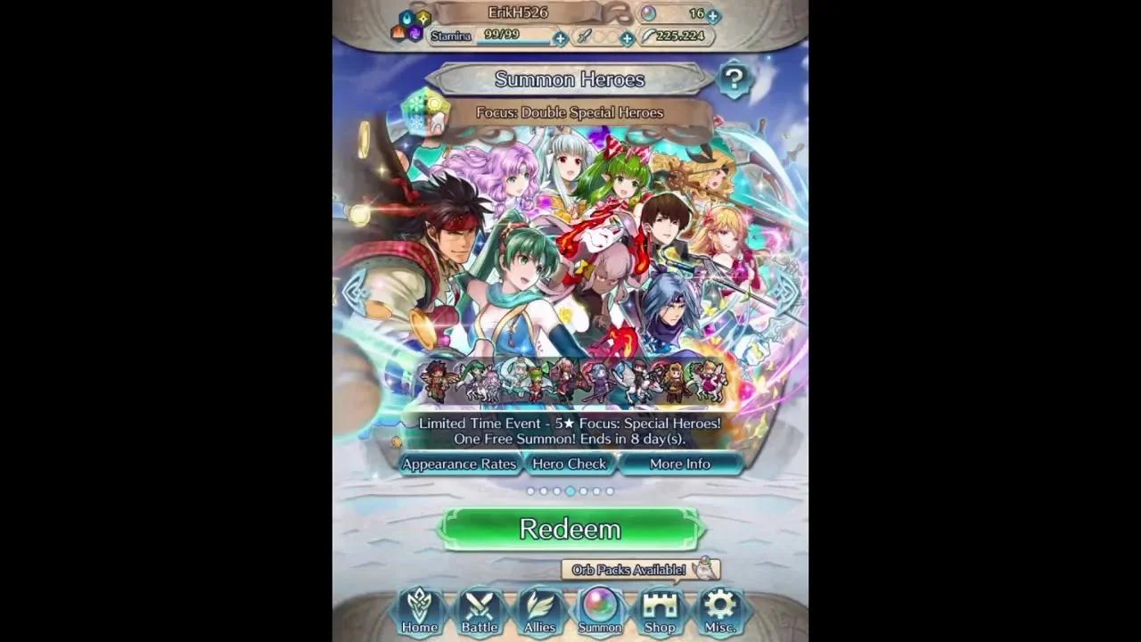 ErikH526 - Fire Emblem Heroes - Double Heroes Summoning Event Shitty Summons - 04-18-2021