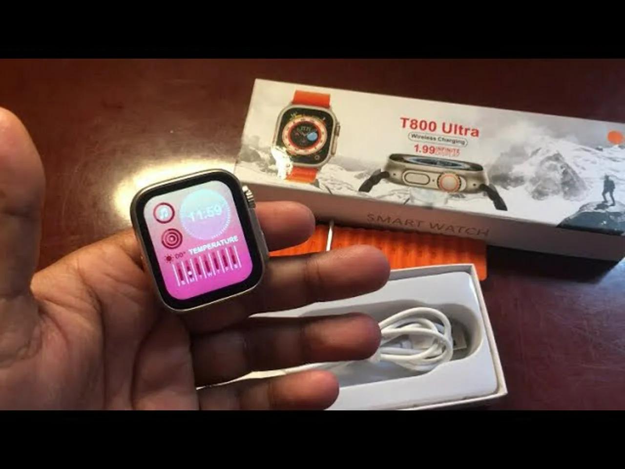 SMARTWATCH T800 ULTRA REVIEW COMPLETO