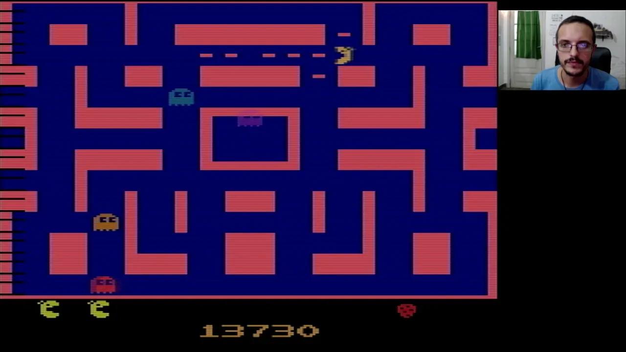 Ms. Pac-Man (1983 - Atari 2600) // La señorita mas linda, en la consola mas vieja.
