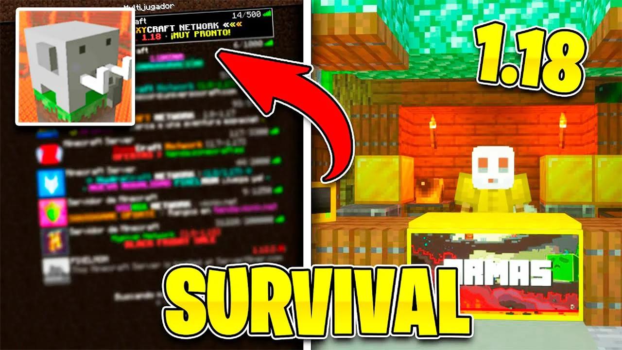 EL MEJOR SERVIDOR de MINECRAFT SURVIVAL 1.18 NO PREMIUM / 2021