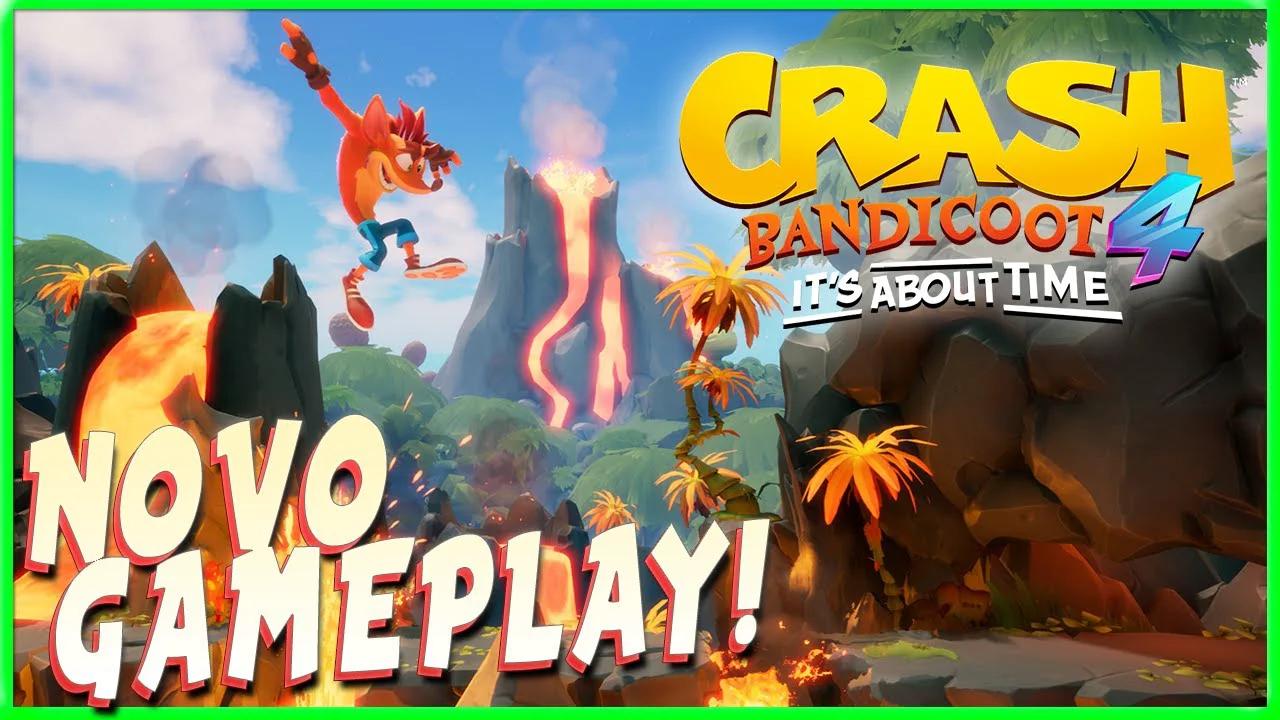 CRASH BANDICOOT 4 NOVA GAMEPLAY😱 | CRASH 4 NOVIDADES
