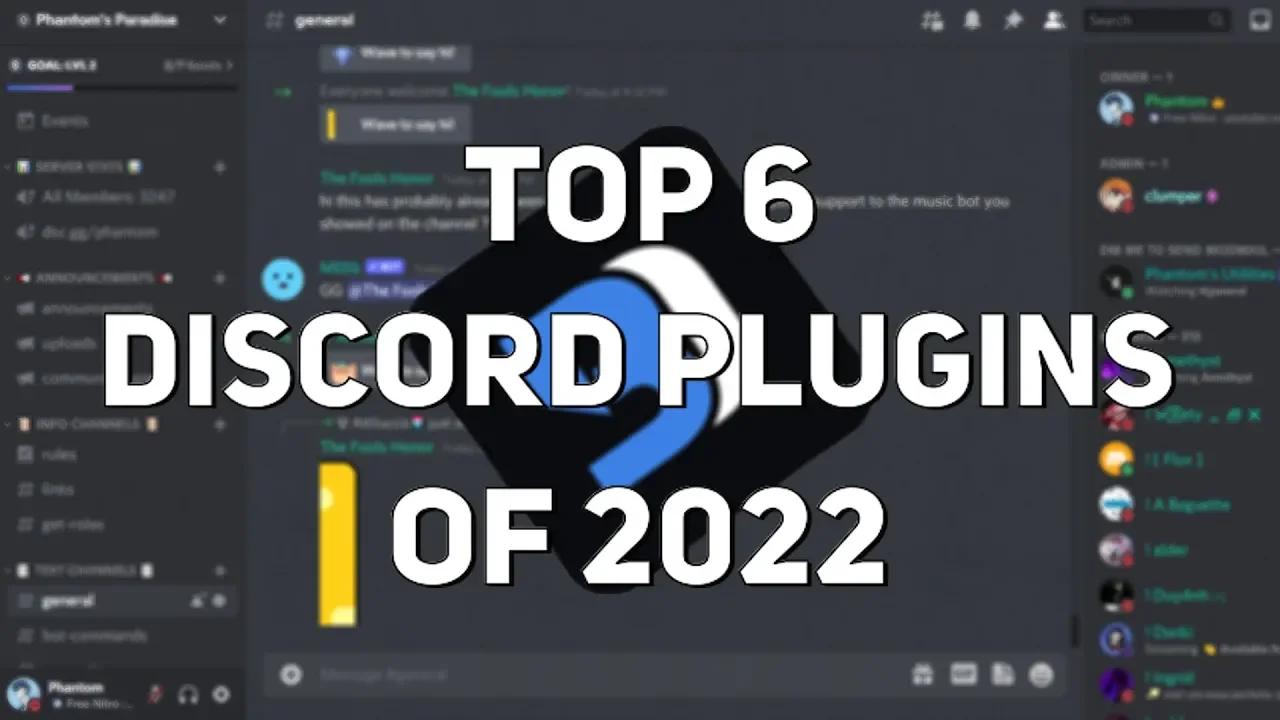 TOP 6 BEST BetterDiscord PLUGINS of 2022! (NEW)