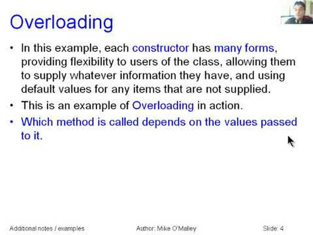 Java - Overloading and Polymorphism