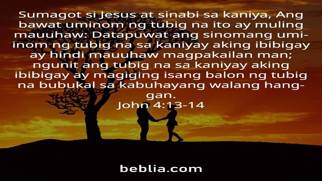 John 4:13-14 - Banal na talata ng Bibliya #bibliya #Diyos #Hesus # ...