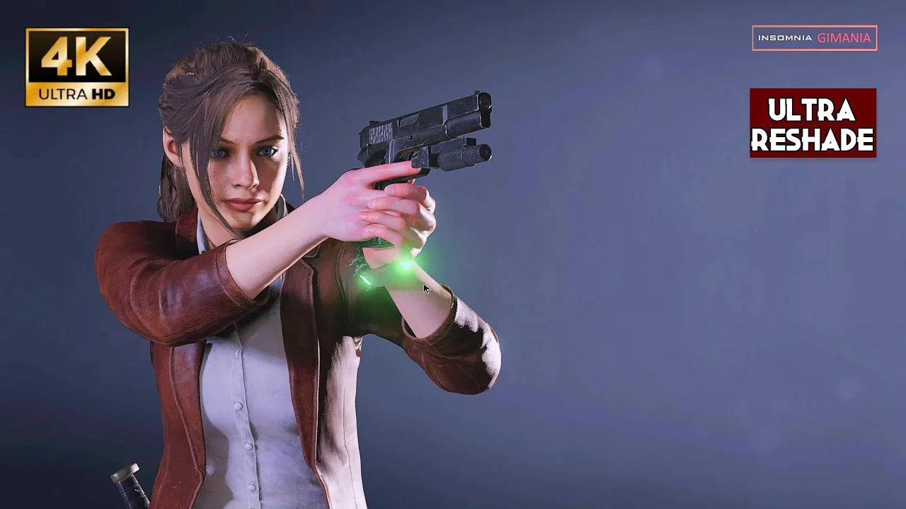 Curvy Thicc Claire Redfield Revelations 2 Outfit Brown Leather Jacket MOD 4K Resident Evil 2 1%