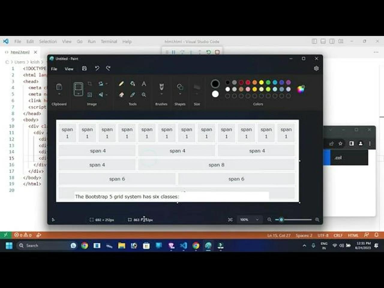 Bootstrap grid | Full Stack web Development | HTML5_Css3 | JavaScript