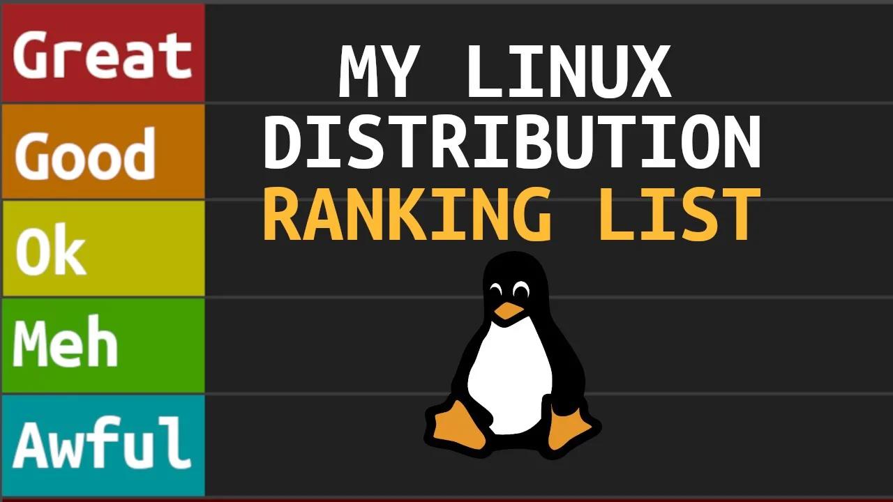 Ranking Linux distributions that I have used until now