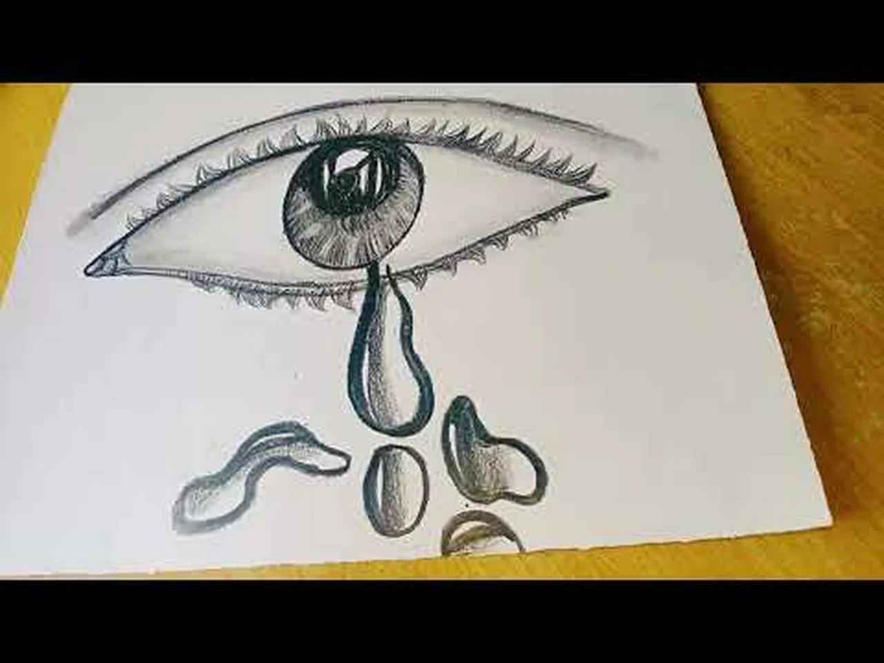 Beautiful Realistic Eye Drawing with pencil sketch for beginners step ...