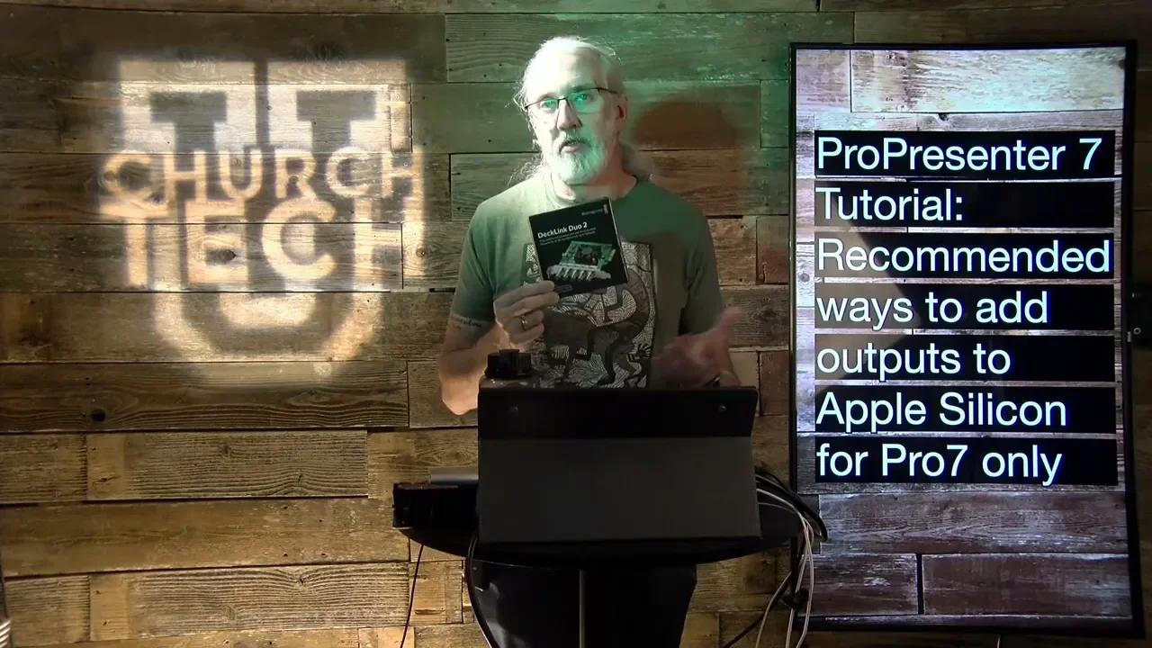 Propresenter 7 Tutorial How To Add Additional Outputs To Apple Silicon