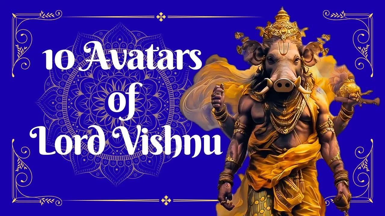 The 10 Avatars of Vishnu in 3- Minutes! (Divine AI Animation)