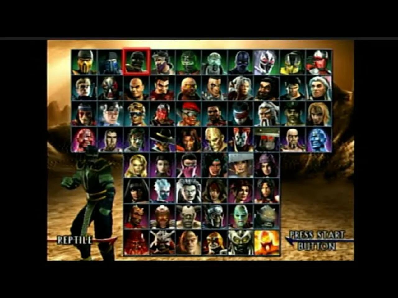 Mortal Kombat Armageddon Playthough - Reptile (PS2)