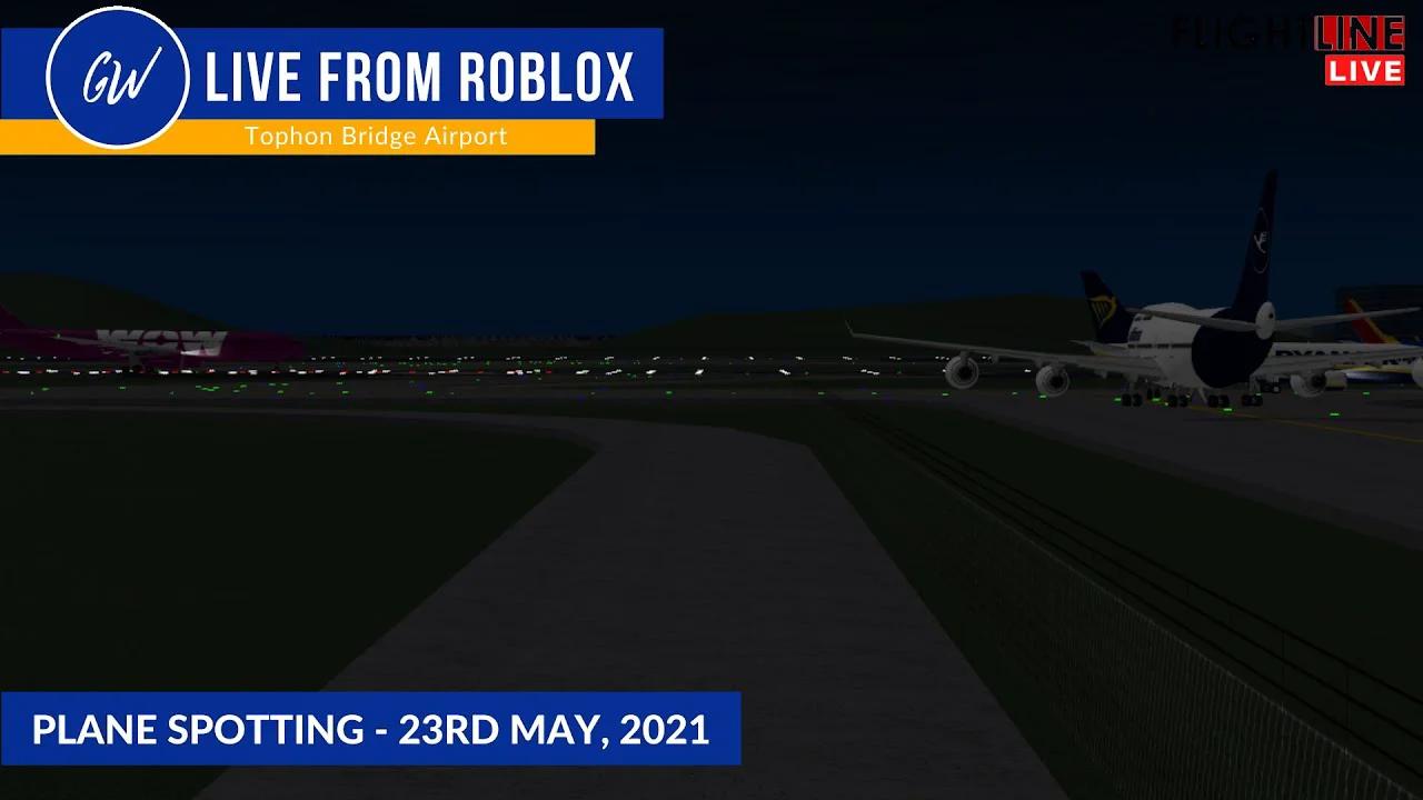 🔴LIVE Plane Spotting at FLIGHTLINE (Roblox)