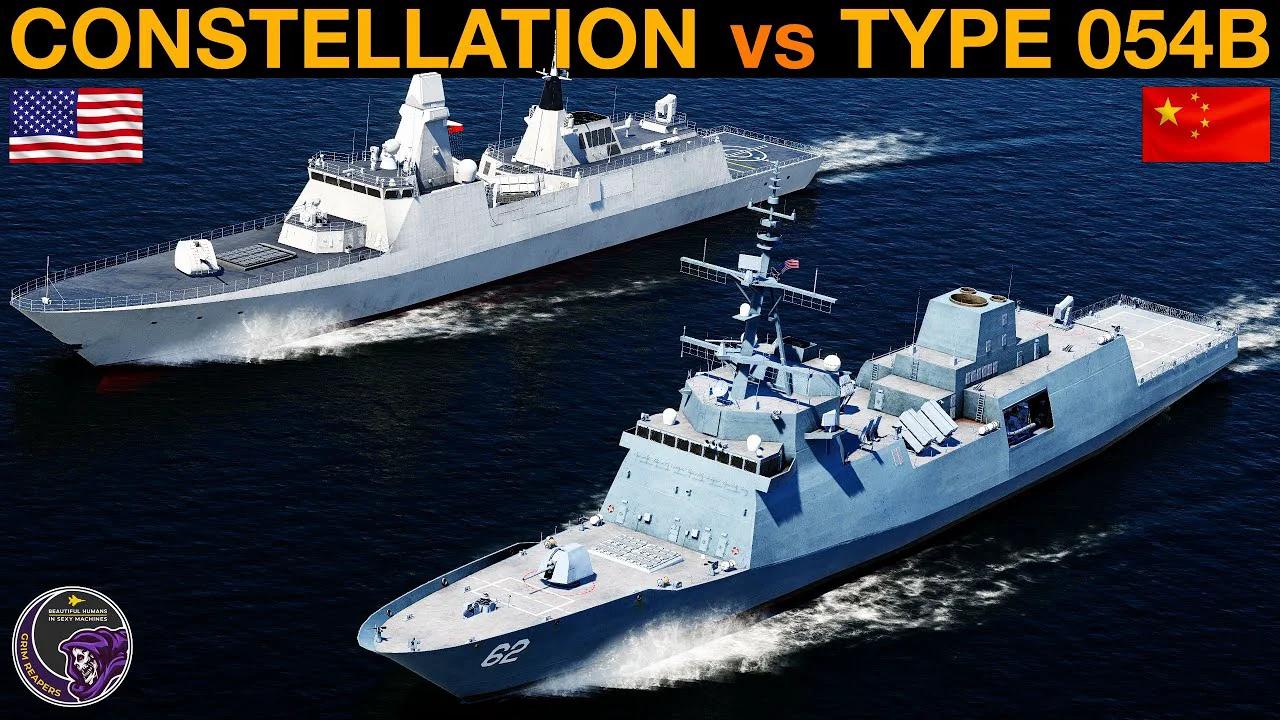 US Constellation Class Frigate vs Chinese Type 054B Frigate (Naval ...