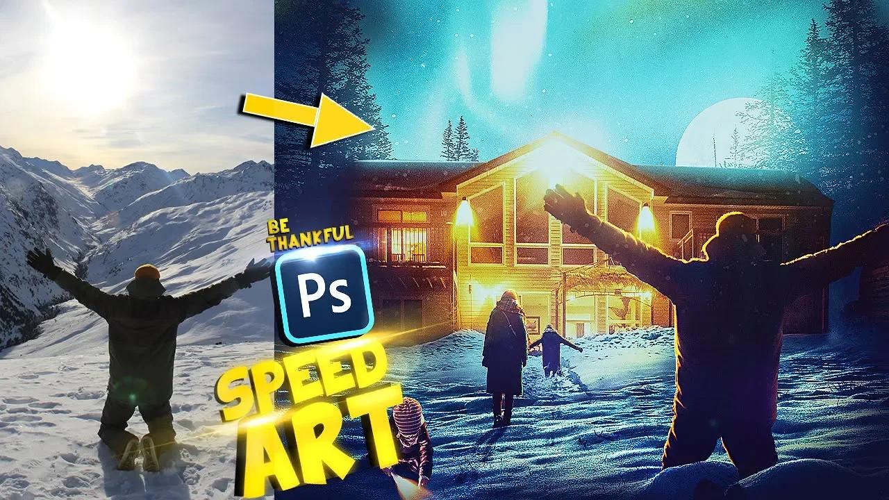 BE THANKFUL- PHOTO MANIPULATION IN PHOTOSHOP. #photoshop #mrhires # ...