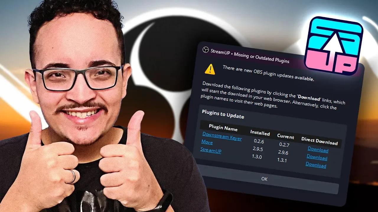 Seu OBS Studio mais ORGANIZADO com StreamUp: Organizador e ATUALIZADOR de PLUGINS 2024!