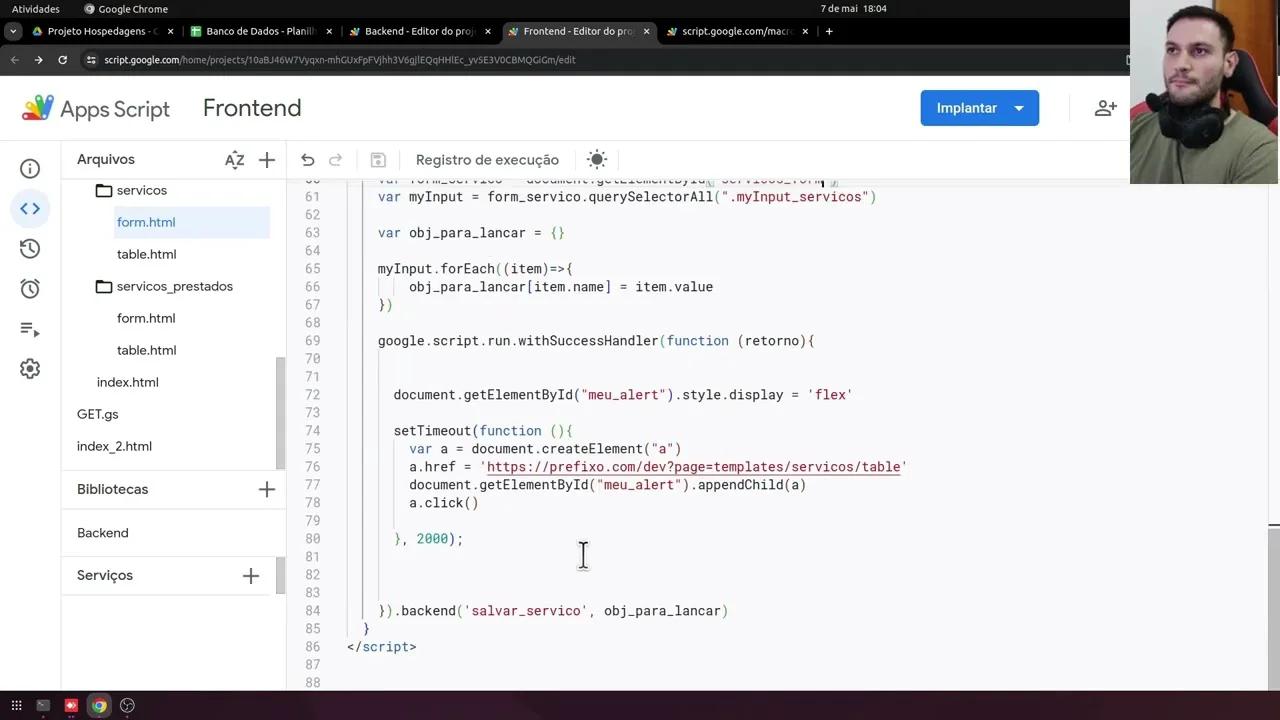 Parte 48 - Desenvolvimento de Sistemas com Apps Script