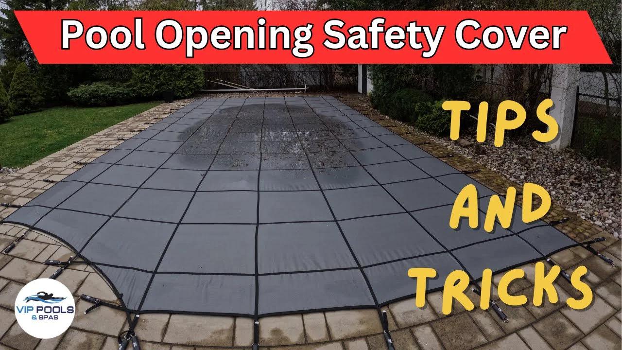 Pool Opening Essential Tips For Mesh Safety Cover Maintenance