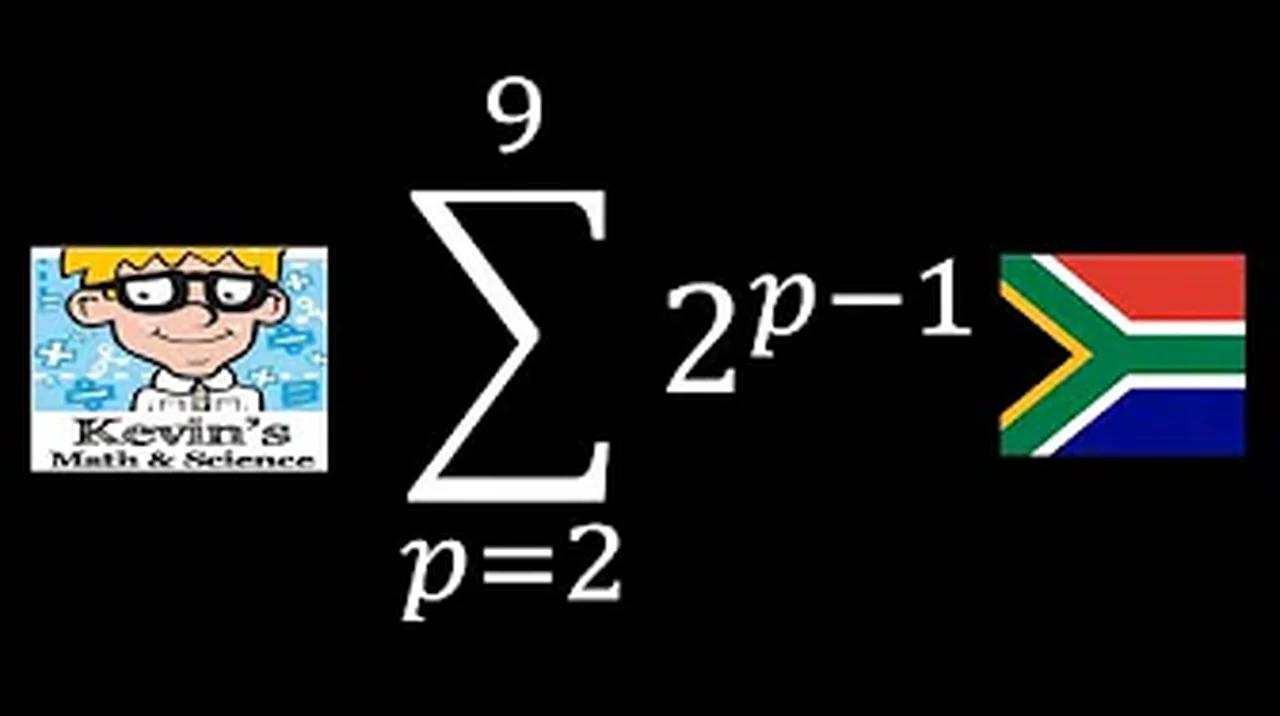 Sigma notation example