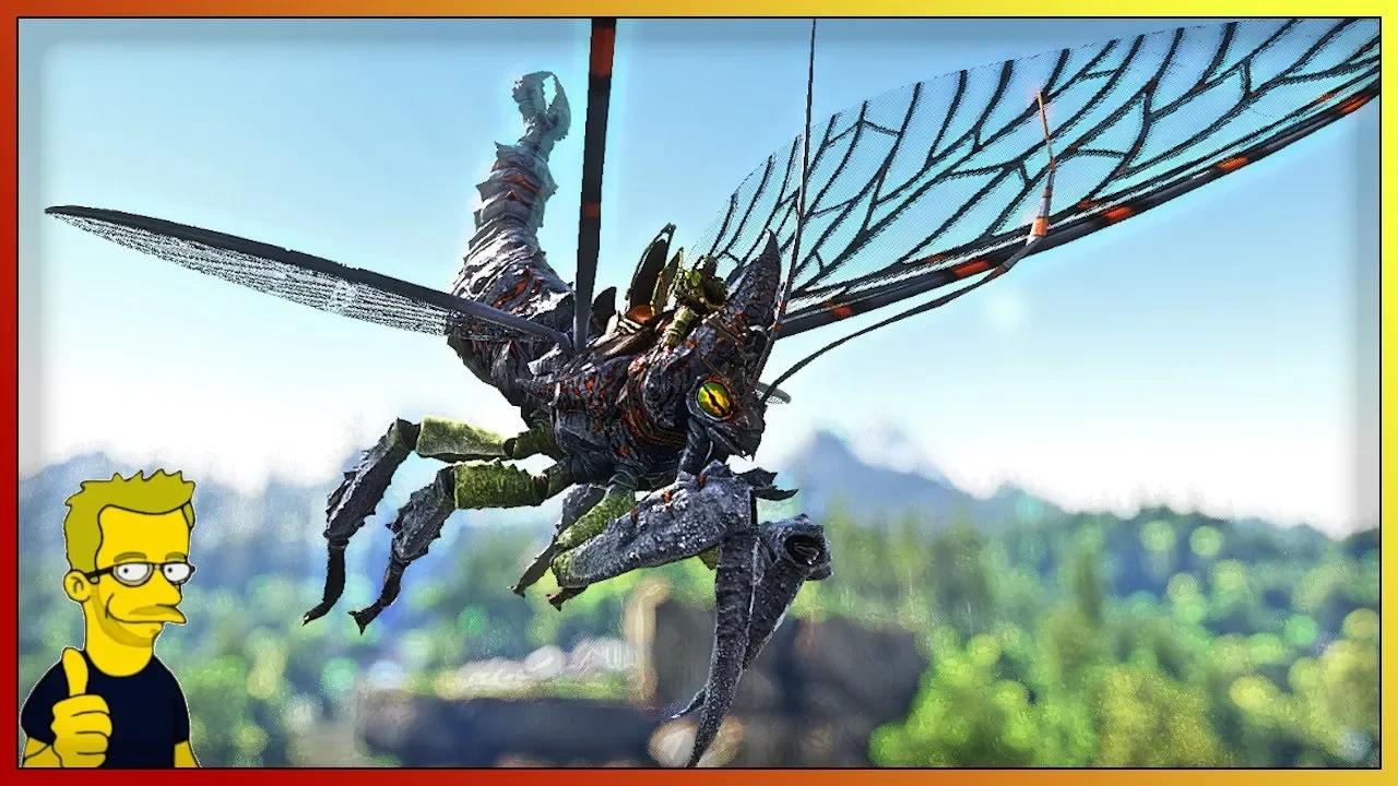 ARK Survival Evolved : New Creature The Rhyniognatha - (The Sky Giga)