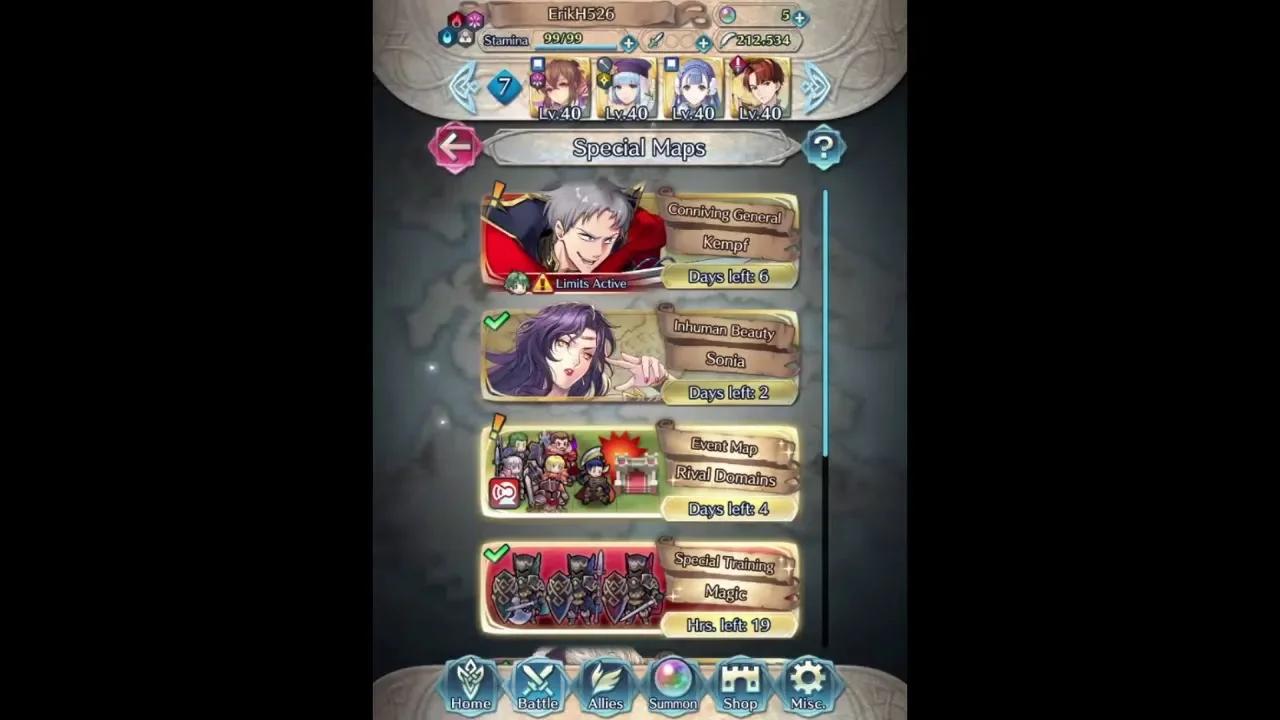 ErikH526 - Fire Emblem Heroes - Limited Hero Battle Kempf Infernal Used ...