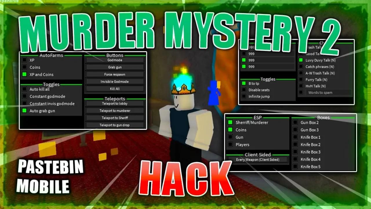 ROBLOX Murder Mystery 2 MM2 Hack Script PASTEBIN GUI 2023: BEST AUTO ...