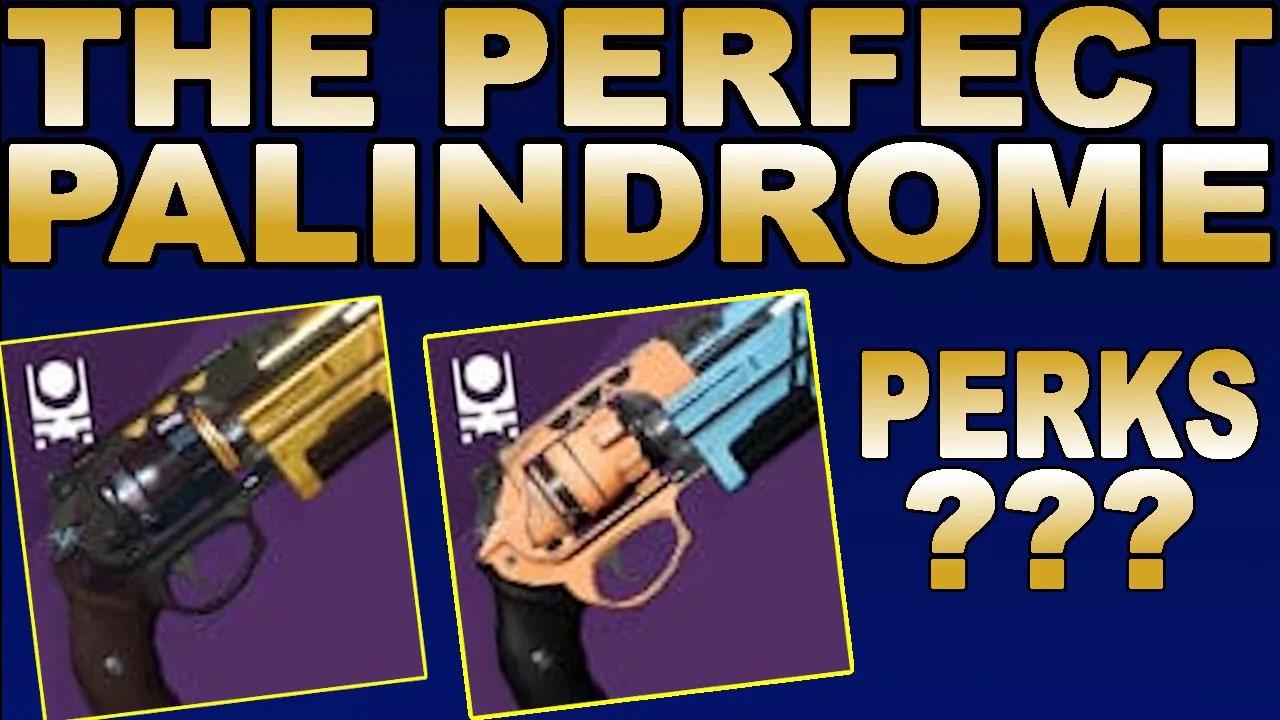 The PERFECT Palindrome Hand Cannon GOD ROLL!(Destiny 2)